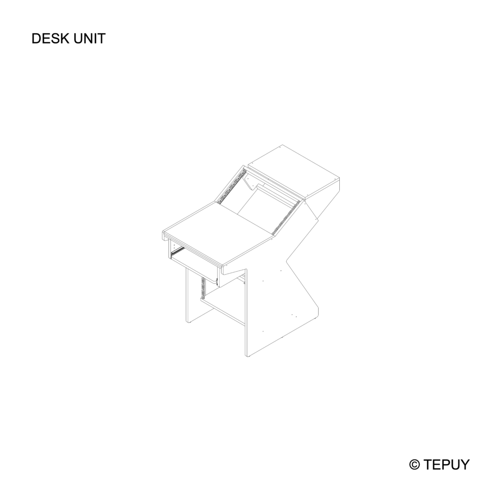 Studio Desk – Rack Unit – Tepuy
